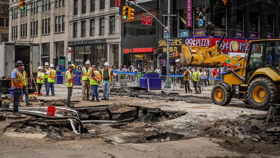 Bekendste metrostation van New York ondergelopen | VRT NWS: nieuws