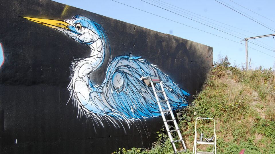 420 meter lange graffitimuur in Sint-Niklaas krijgt make-over ...