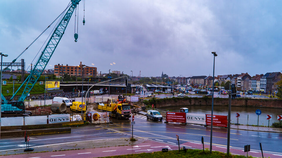 Werken aan Dampoort in Gent bijna klaar, openingsfeest op zondag 26 mei ...