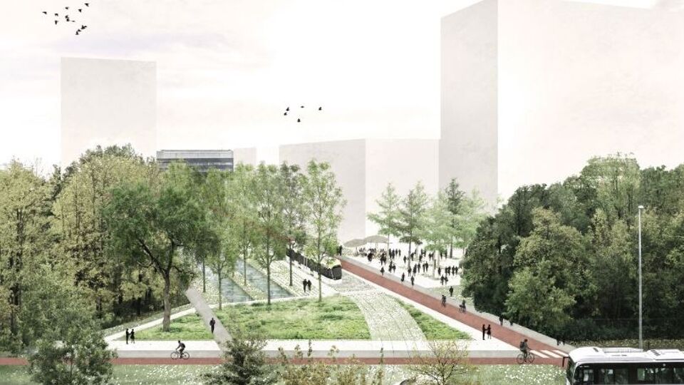 Nieuwe campus UGent voor 13.000 studenten wordt groen en bijna helemaal ...