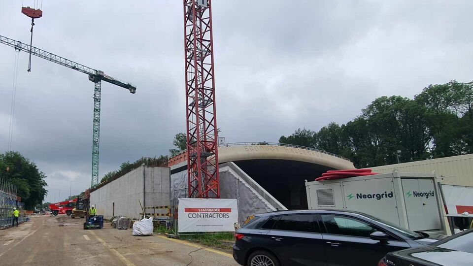 Werf ecoduct boven Brusselse Ring in Halle uitzonderlijk geopend voor ...