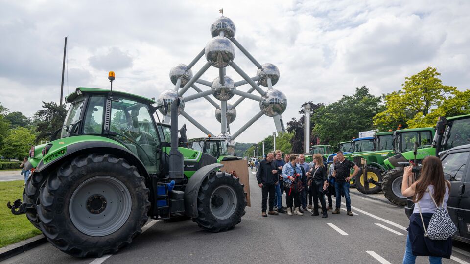 Boerenprotest aan Brussel loopt op zijn einde: laatste tractoren ...