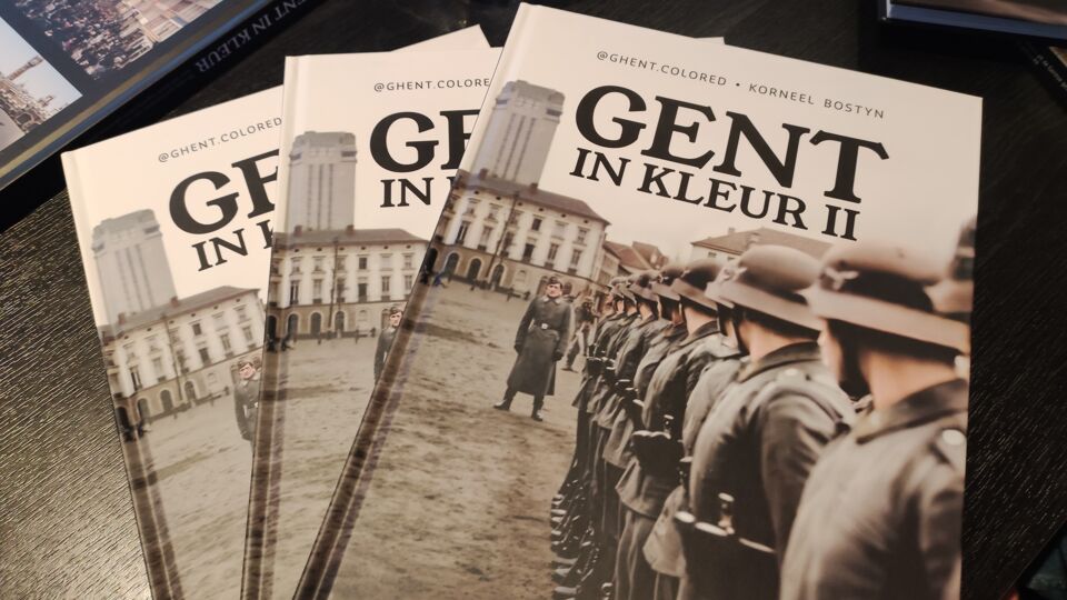 Fotoboek 'Gent in kleur' krijgt 2e deel: ingekleurde zwart-witfoto's en ...