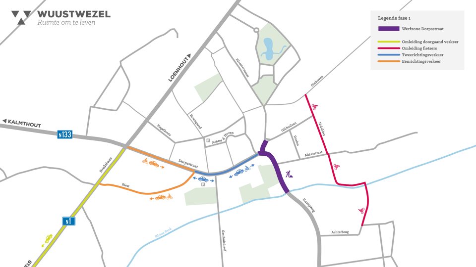 Centrum van Wuustwezel meer dan een jaar onbereikbaar door wegenwerken ...