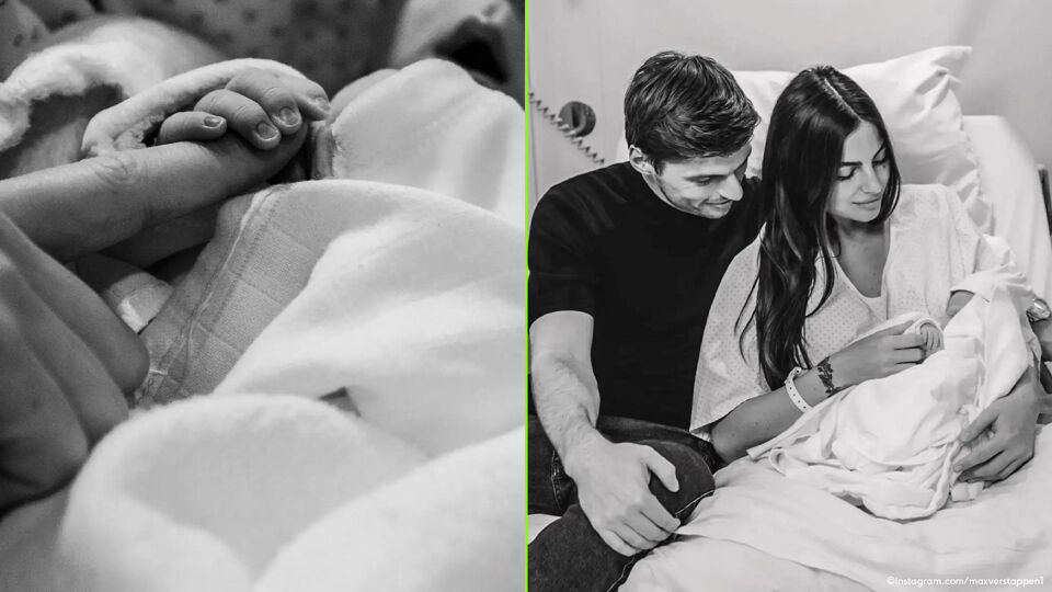 Max Verstappen en Kelly Piquet verwelkomen dochtertje Lily | sporza