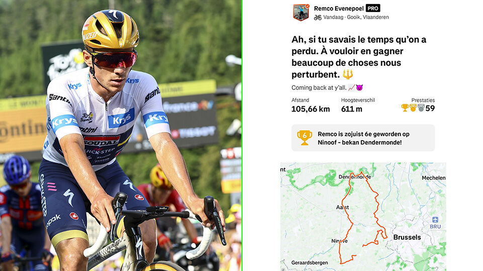"Jullie horen nog van mij": gemotiveerde Remco Evenepoel werkt eerste ...