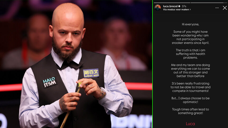 "Sommigen vroegen het zich misschien al af ...": Luca Brecel schept ...