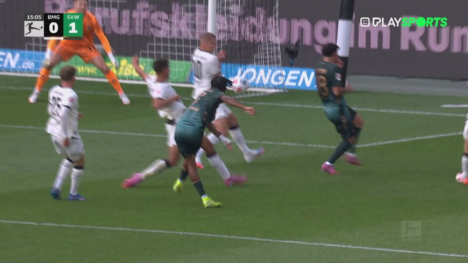 VIDEO - Wat een pegel! Samuel Mbangula zet Werder Bremen op weg naar ...