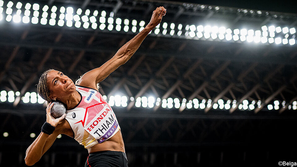 Goud lijkt te hoog gegrepen op het WK: Nafi Thiam pas 6e halfweg de ...
