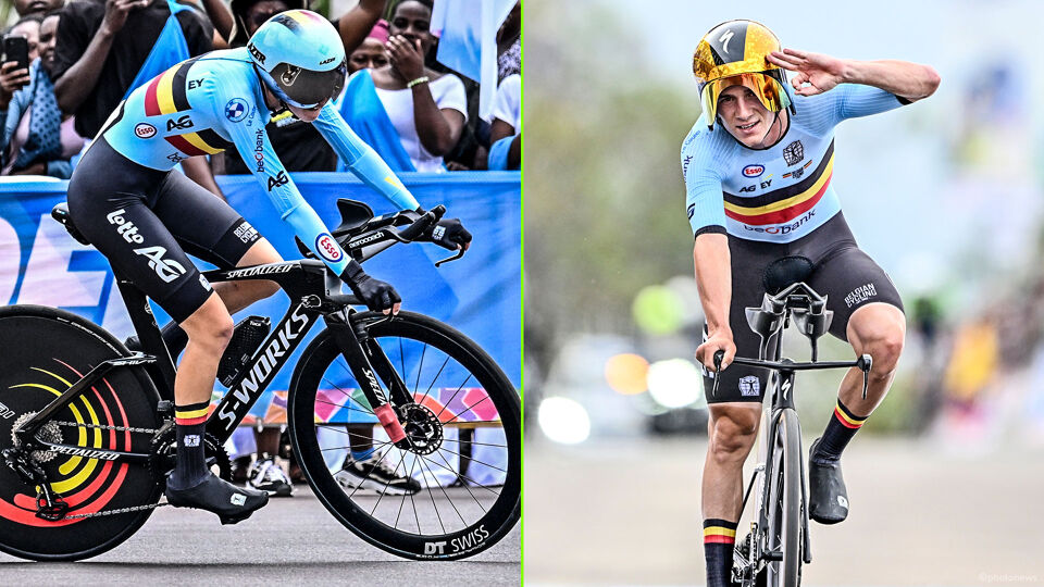 Met de hulp van Remco Evenepoel werkte Laura Fivé (10e) eerste WK af ...