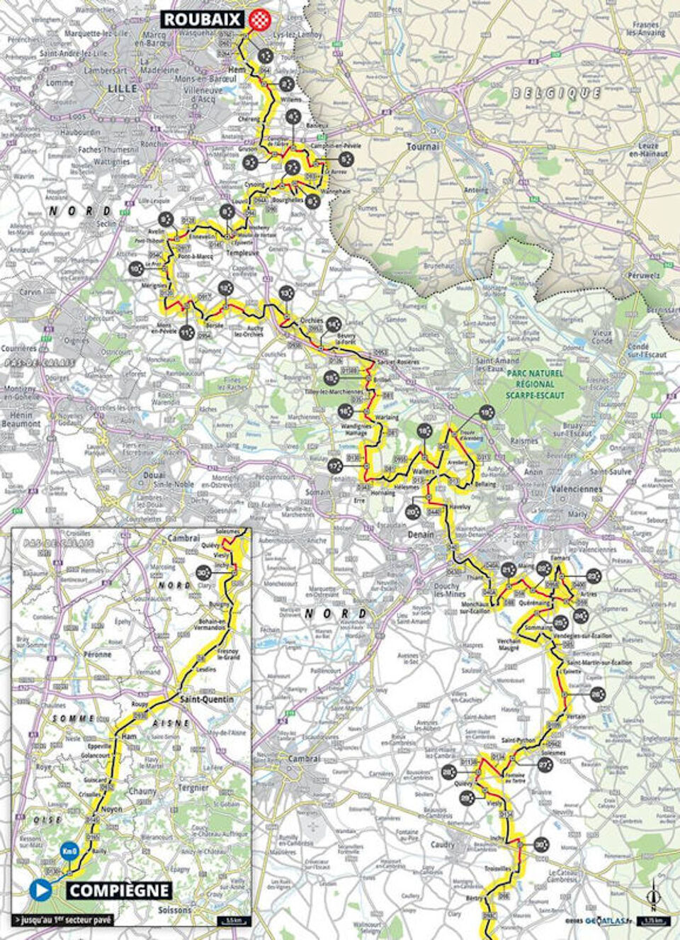 Jouw gids voor Parijs-Roubaix 2025: parcours, deelnemers en zaterdag én zondag live bij Sporza ...